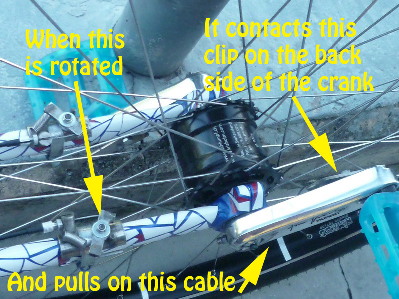Handlebar mounted Schlumpf gear change system - Unicycles and Equipment ...